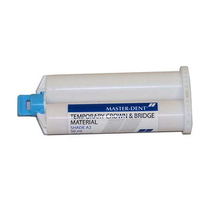 Acrylic Temporary Crown Material, 50 ml Cartridge with 10 Mixing Tips